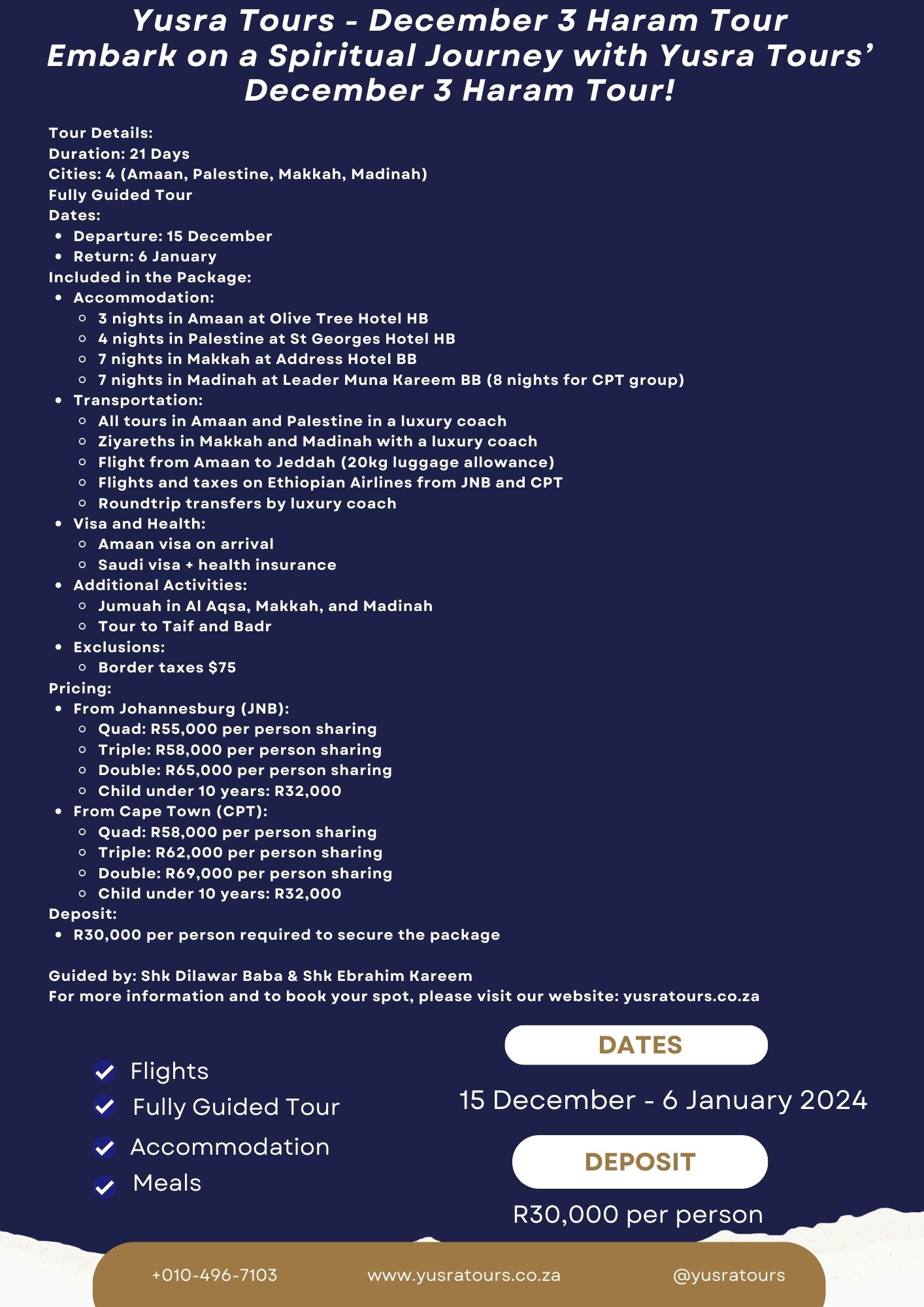 Three Haram Tour – Yusra Tours